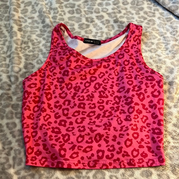 SHEIN | Tops | Shein Hot Pink Tank Top That Has Been Lightly Worn ...